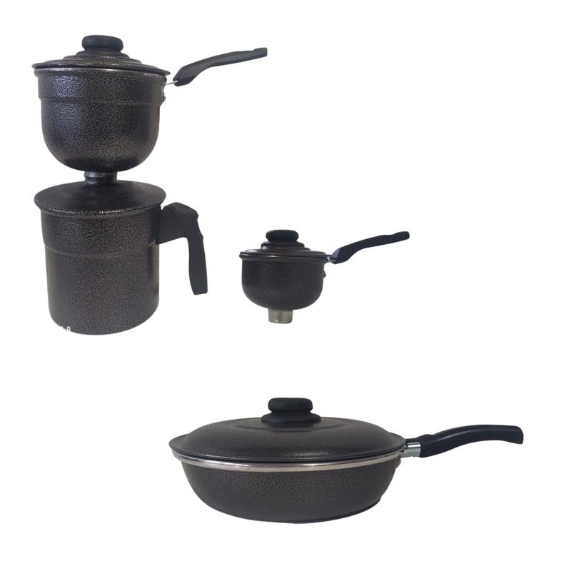 Kit de panelas compacto e prático duas panelas para cozinha - Colombo ...