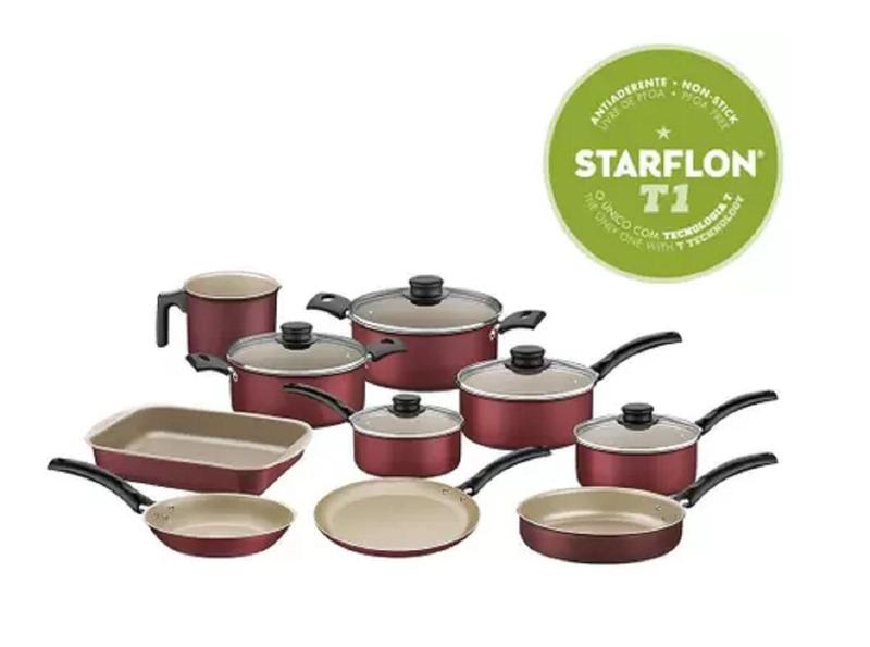 Kit De Panelas Tramontina 12 Peças Completo - Jogo de Panelas ...