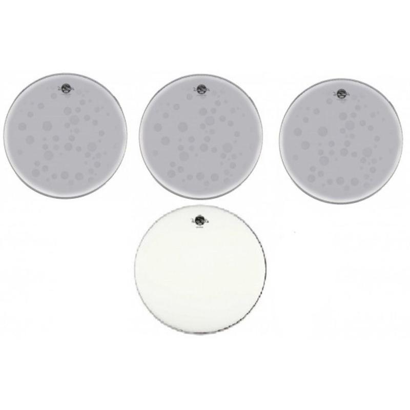 Kit de Peles Luen Percussion Dudu Double Clear Standart - Pele para ...