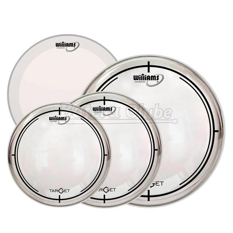 Kit de Peles Williams Target W2 Clear 10, 12, 16 e 14 (caixa) Filme Duplo Transparente com Óleo ...