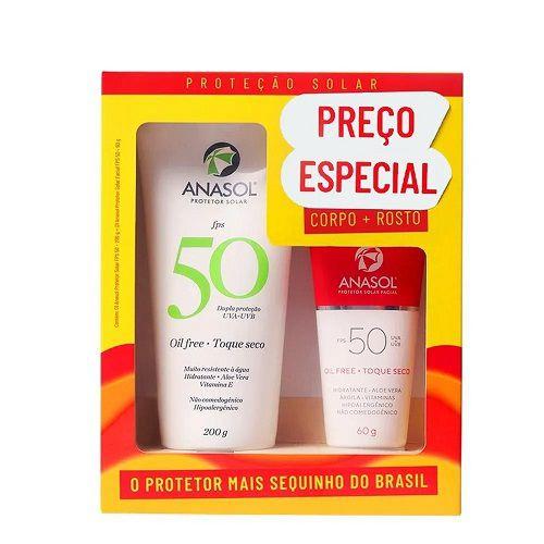 Kit de Protetor Solar Corpo e Rosto Anasol - Protetor Solar - Magazine ...