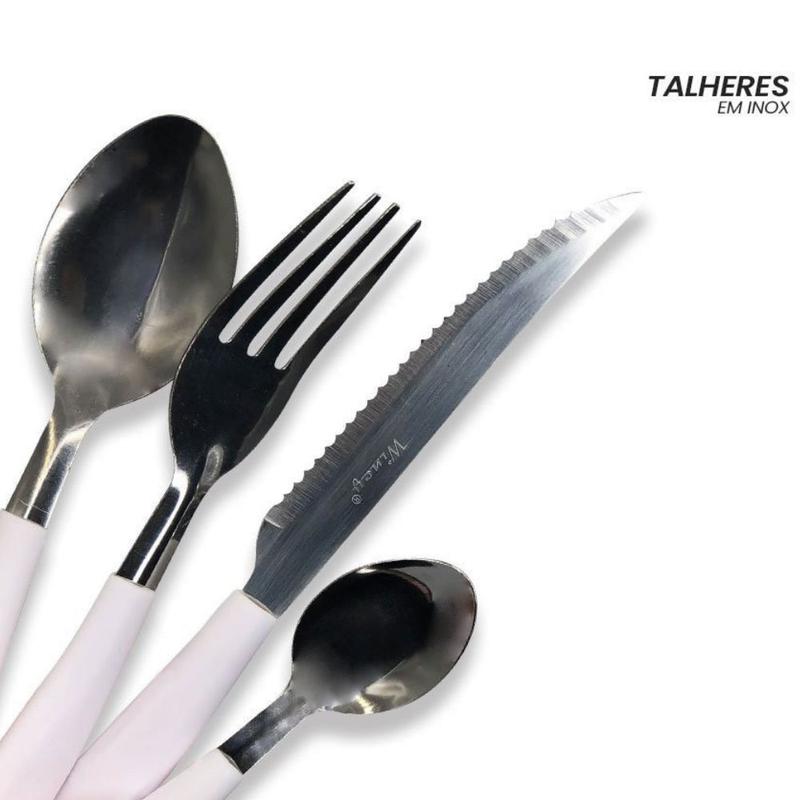 Kit De Talheres Completo Original Em Inox 25 Peças Qualidade - Fratelli ...