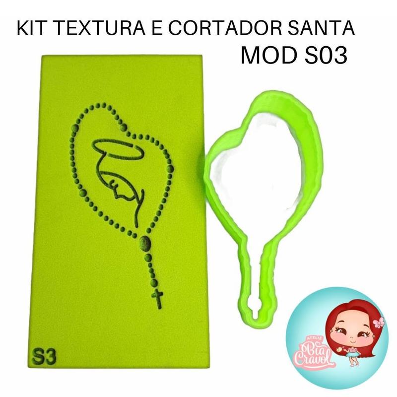 Kit de Textura e Cortador - Santa - Mod S03 - Bia Cravol - Cortadores ...