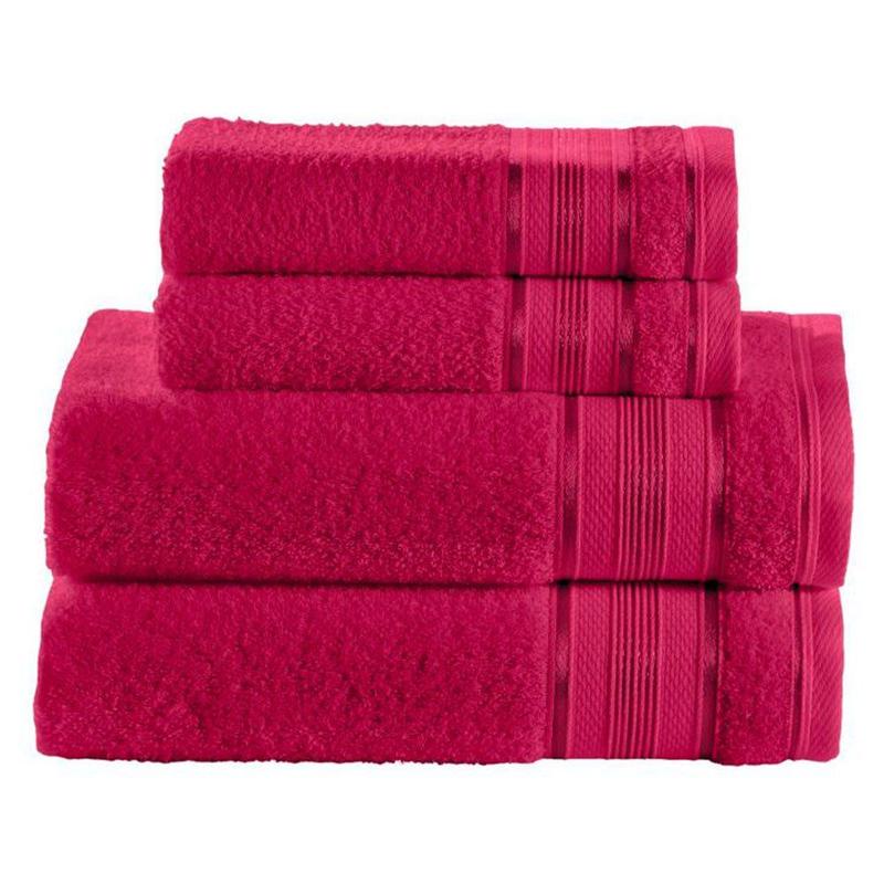 Kit de Toalhas 4 Peças Santista Royal Knut Cereja - Jogo de Toalhas ...