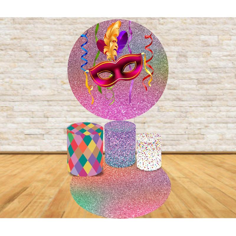 Kit Decoração Mini Table Carnaval Serpentinas e Glitter - Fabrika de ...