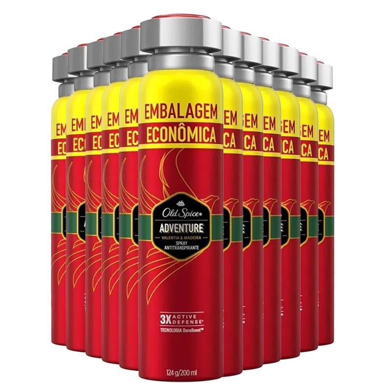 Kit Desodorante Aerosol Old Spice Adventure 200ml - 12 Unidades ...