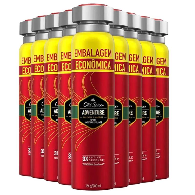 Kit Desodorante Aerosol Old Spice Adventure 200ml - 9 Unidades ...
