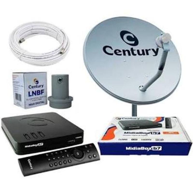 Kit Digital Century Mídia Box B7 - Panasat Automação - Receptor ...