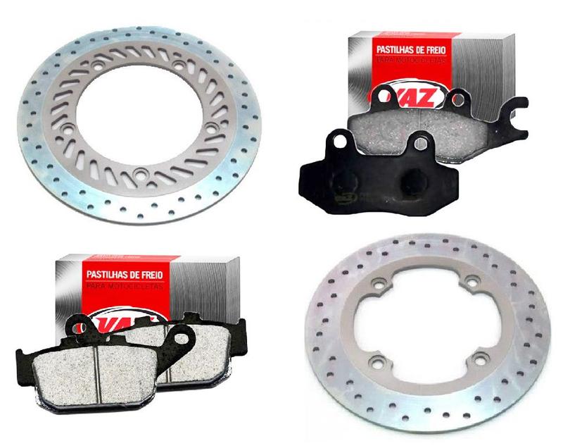 Kit Discos de Freio Cb 300 Sem Abs 2009 2010 2011 2012 2013 2014 2015 ...