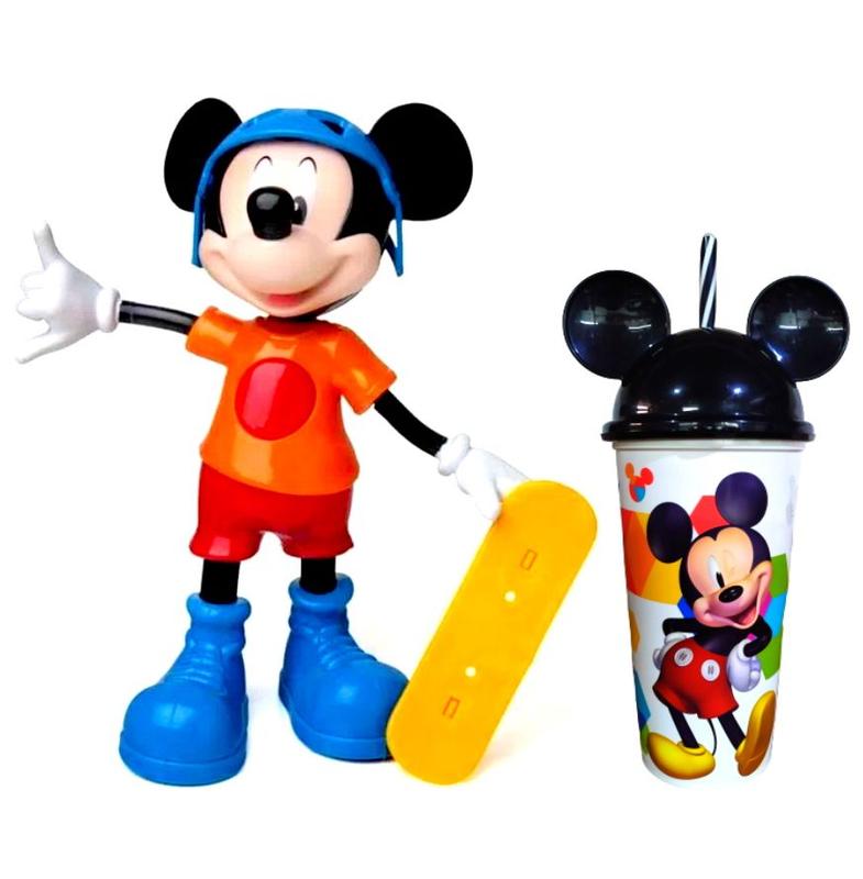 Kit do Boneco do Mickey Radical com Copo com Orelhas e Canudo - Elka ...