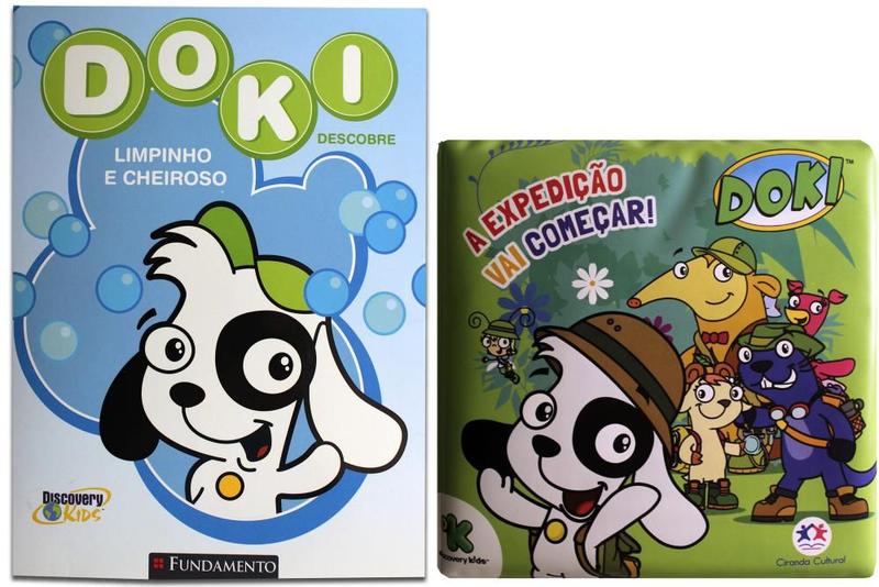 Kit Doki limpinho e cheiroso + Livro de banho Doki - Outros Livros - Magazine Luiza