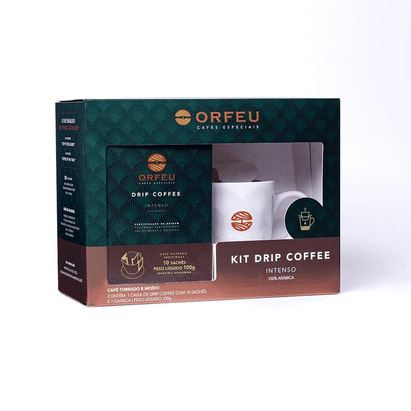 Kit Drip Coffee Intenso com caixa - CAFÉ ORFEU - Café - Magazine Luiza