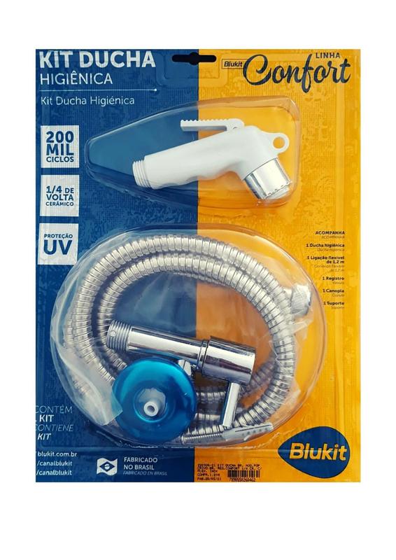 Kit ducha higiênica linha confort blukit 1/4 de volta - Ducha Higiênica ...