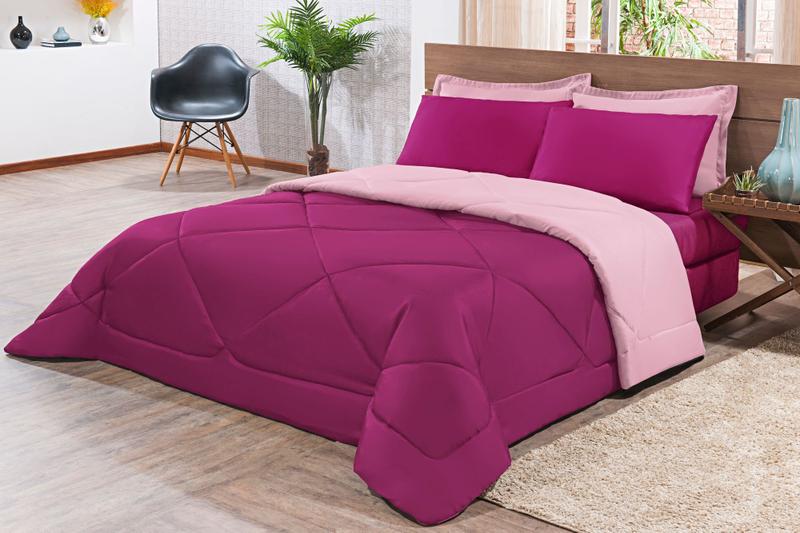 Kit Edredom King Size 6 Peças Pérola - DAVY ENXOVAIS - Edredom ...