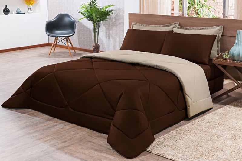 Kit Edredom King Size 6 Peças Pérola - DAVY ENXOVAIS - Edredom ...