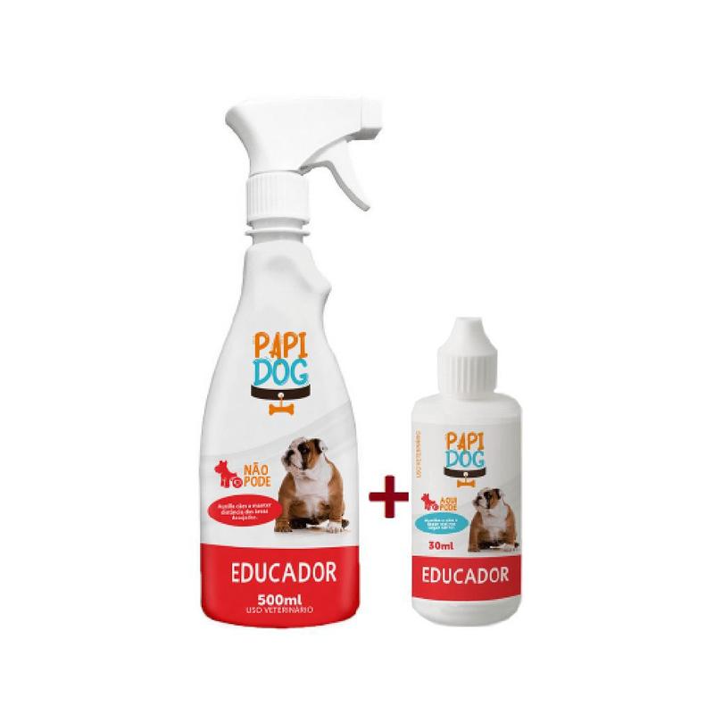 Kit Educador Papi Dog Spray Não Pode/Aqui Pode - Educador Sanitário ...