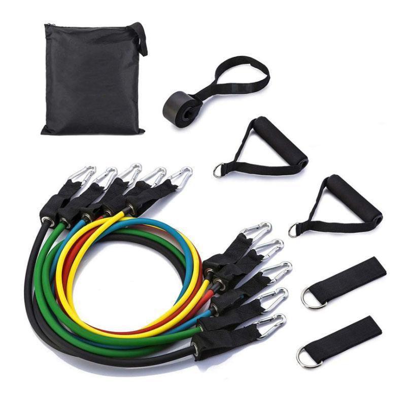 Kit Elásticos Extensores 11 Peças, Musculação Yoga Pilates - One Life ...