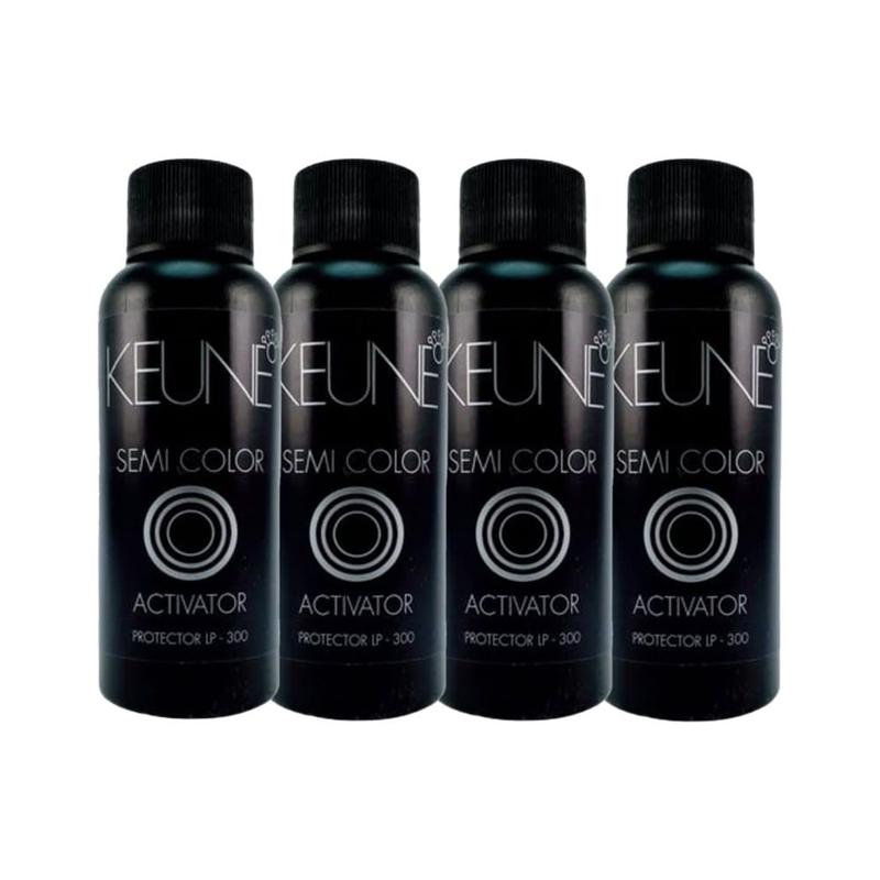 Kit Emulsão Keune Semi Color Activator 60ml - 4 Unidades - Tonalizante ...