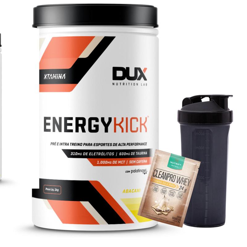 Kit Energy Kick - Pote 1000G - Dux Nutrition + Dose de Suplemento ...