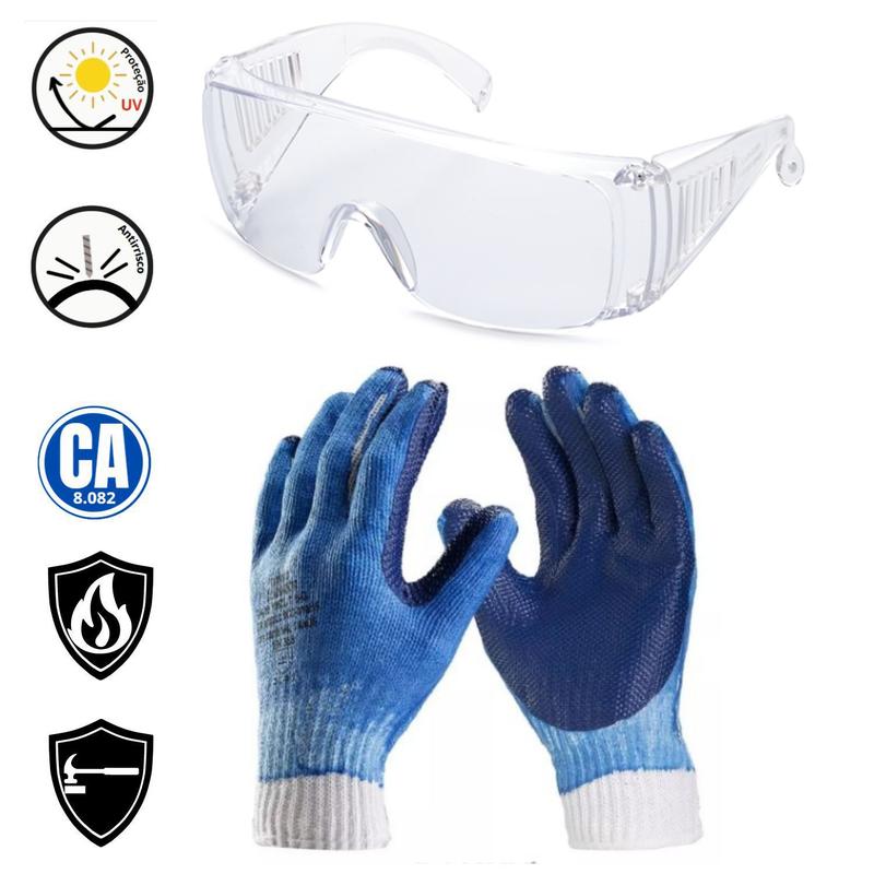 Kit Epi Ca Luva Multiuso Antiderrapante Tricotada Danny Oculos Grande ...