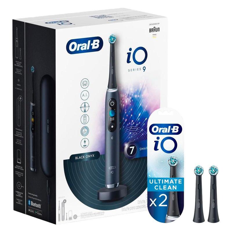 Kit Escova de Dentes Elétrica Oral-B iO9 com Cabo Recarregável + Refis ...
