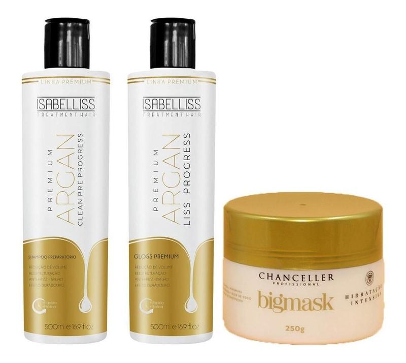 Kit Escova Selagem Capilar Premium Progressiva Profissional ...