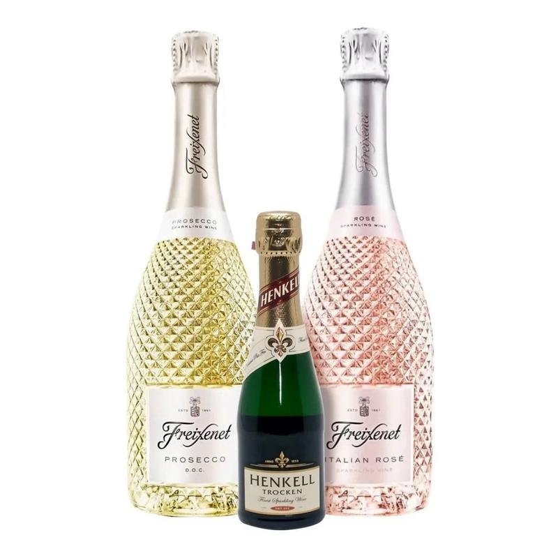 Kit Espumante Prosecco + Italian Rosé + Henkell Mini - FREIXENET ...