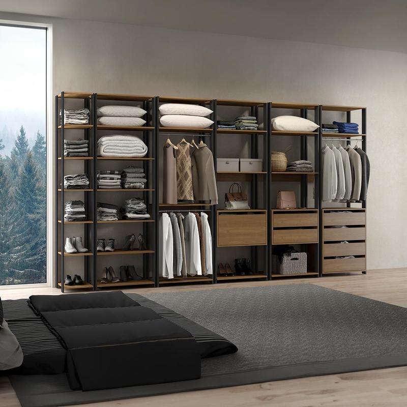 Kit Estante Guarda Roupa Modulado Valore Royale 385x220 Cm 6 Peças MDP ...