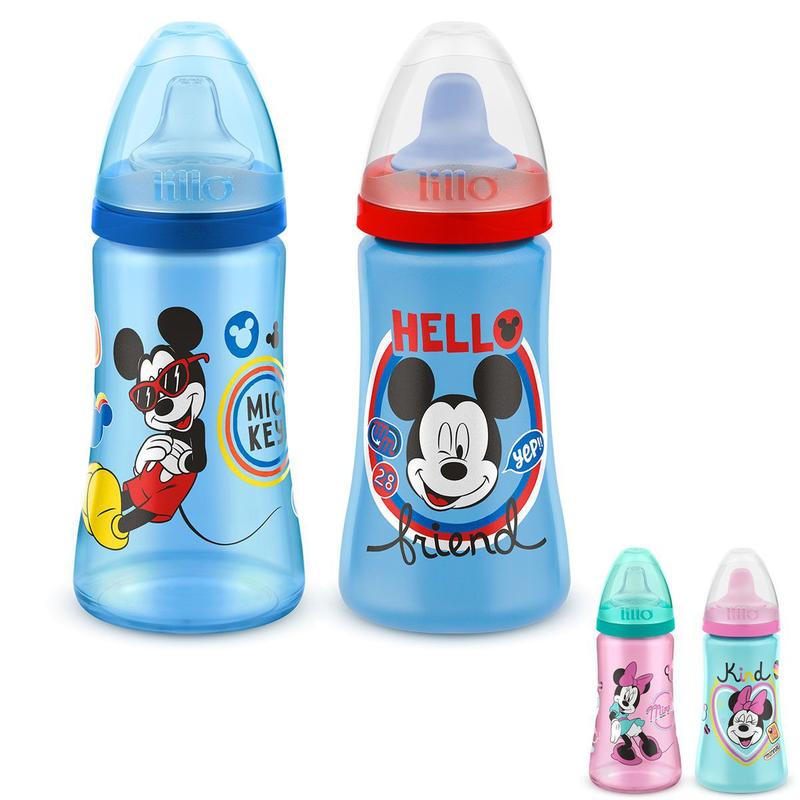 Kit Evolução 2 Copos Colors Fase 1 Fase 2 Mickey Minnie Lillo - Motor ...
