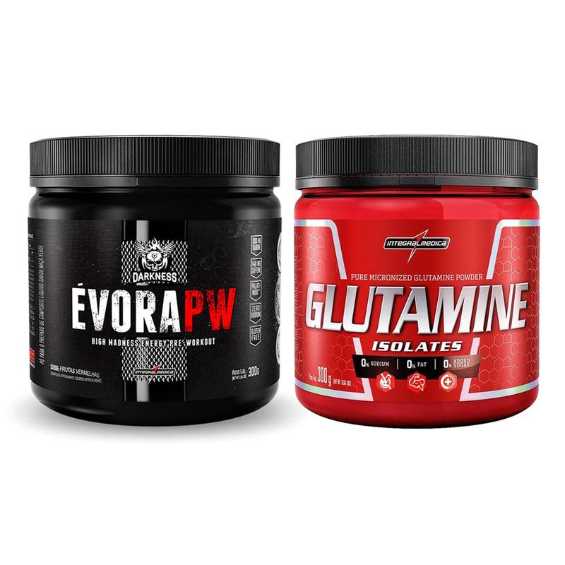 Kit Evora Pw 300g + Glutamina 300g Integralmedica - INTEGRALMÉDICA ...