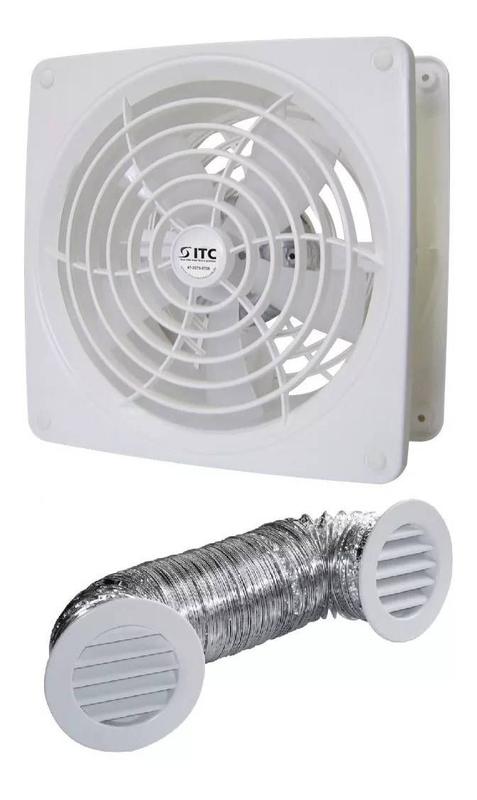 Kit Exaustor Itc Top + Duto Flexível 150mm / 5m + 2 Grades - ITC ...