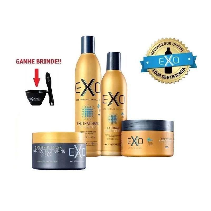 Kit Exotrat Hidratação + Reconstrução - Exo Hair - exoplastia - Kit de ...