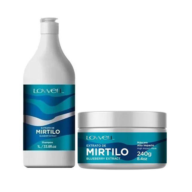 Kit Extrato De Mirtilo Shampoo 1 Litro + Máscara 240g Lowell - Kit de ...