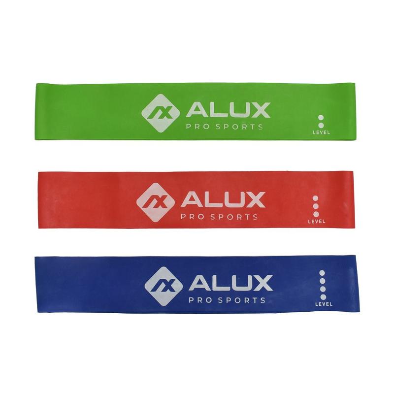 Kit Faixas Elásticas Mini Band Classic Alux 3 Intensidades - Mini Band ...