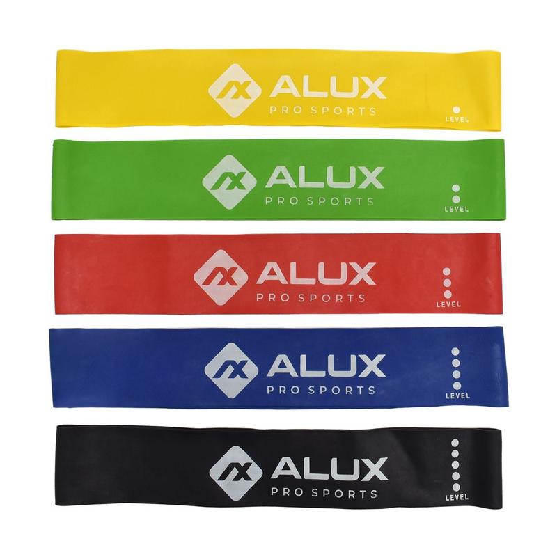 Kit Faixas Elásticas Mini Band Classic Alux 5 Intensidades - Mini Band ...