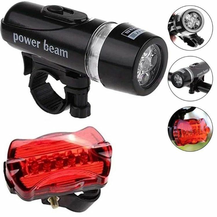 Kit farol e sinalizador para bicicleta - Chen - Kit Farol e Lanterna ...