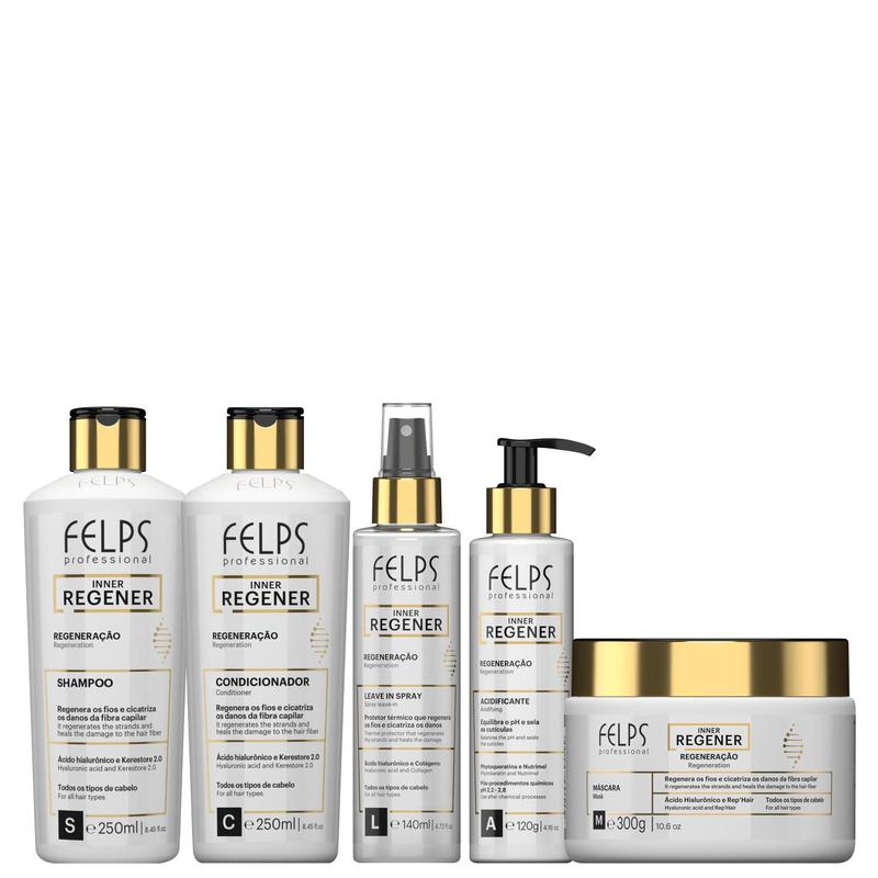 Kit Felps Professional Inner Regener (5 Produtos) - Kit de Tratamento ...