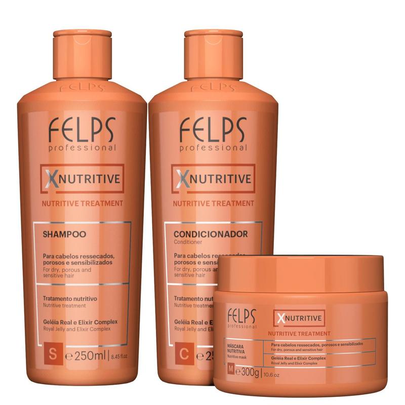 Kit Felps Professional XNutritive Trio Plus (3 Produtos) - Kit de ...