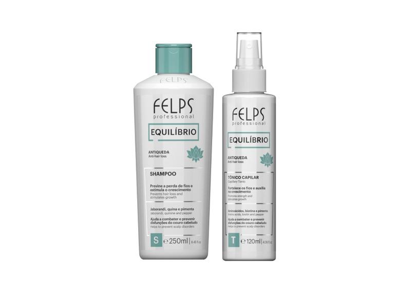 Kit Felps - Shampoo Antiqueda e Tonico Crescimento 120ml - Kit de ...