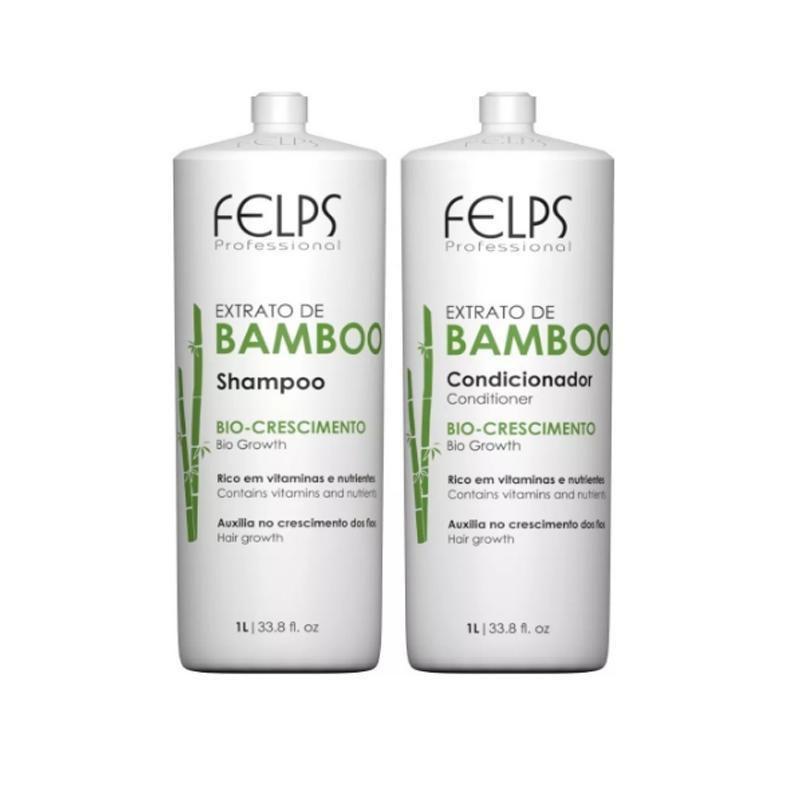 Kit Felps Shampoo E Condicionador Extrato De Bamboo 2X1000Ml - Kit ...