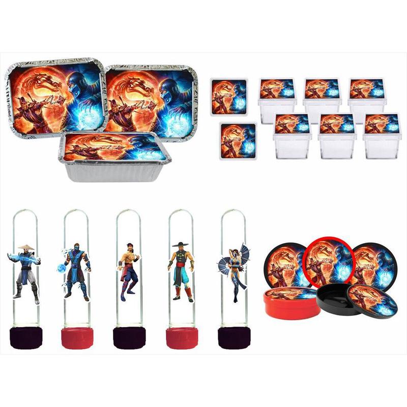 Kit Festa Mortal Kombat 40 peças (10 pessoas) - Produto artesanal - Kit ...