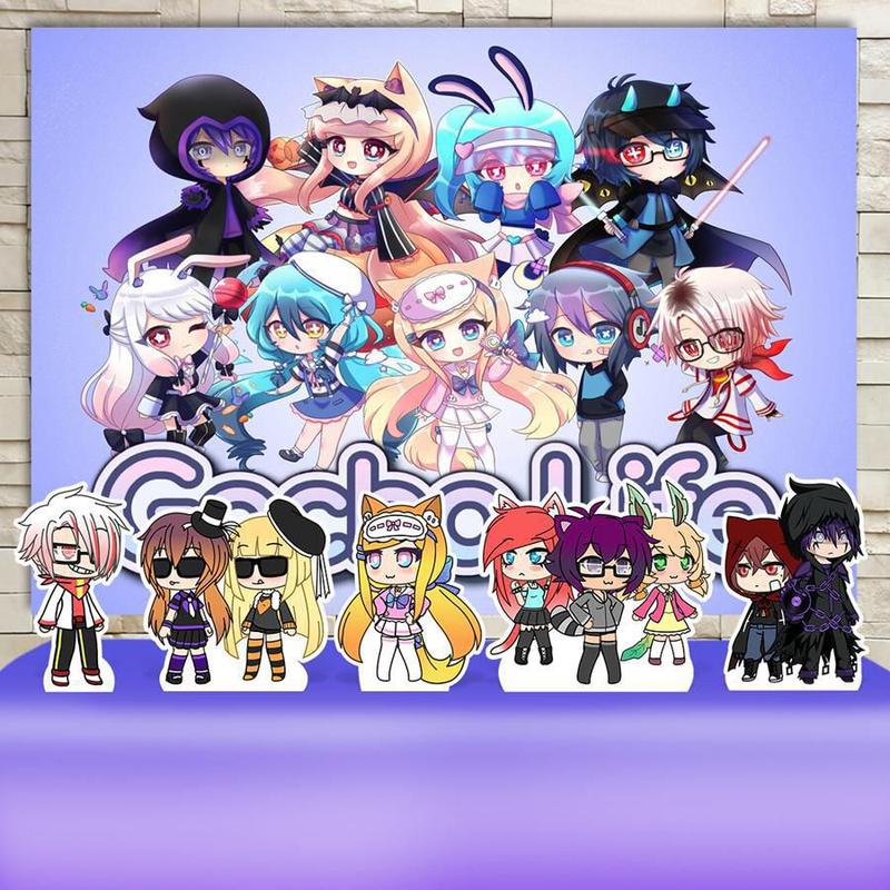 Kit Festa Rubi Gacha Life - IMPAKTO VISUAL - Kit Decoração de Festa ...