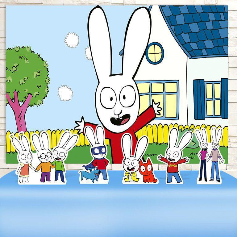 Kit Festa Rubi Simon o Coelho - IMPAKTO VISUAL - Kit Decoração de Festa ...