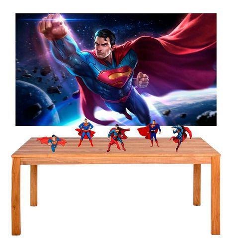 Kit Festa Superman Display + Painel 100x60cm - BLUE MOON - Kit ...
