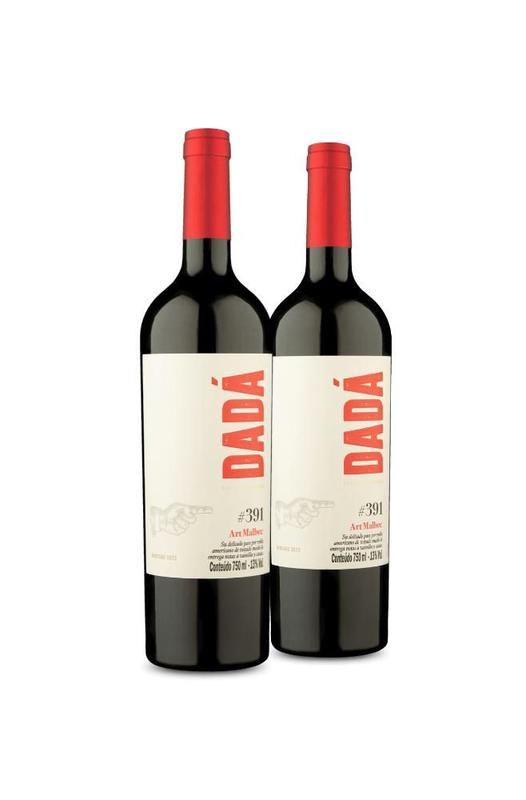 Kit Finca Las Moras Dadá N 391 Art Malbec 2022 2 Garrafas - Vinho ...