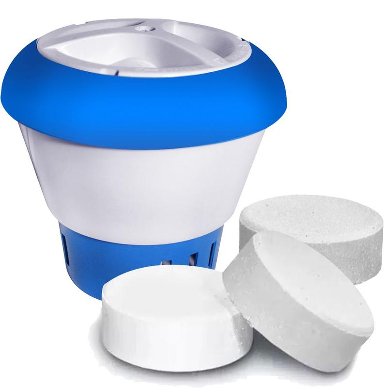 Kit Flutuador Hb 3 Pastilhas Tricloro Montreal Para Piscinas ...