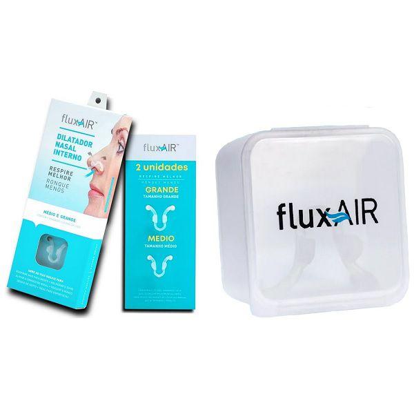 Kit FLUX AIR CLIP Dilatador Nasal Respire Melhor 2 Unidades + Estojo ...