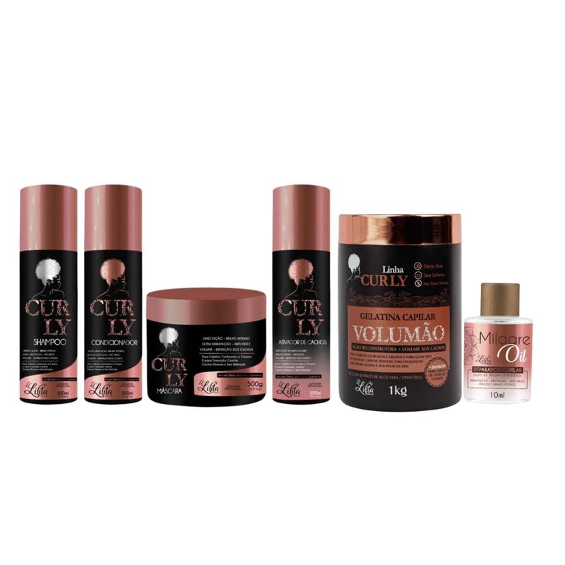 Kit Formador de Cachos Completo Lilita cosmeticos - Lilita Cosmeticos ...