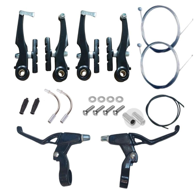 Kit Freio V brake Alumínio Completo + Cabo e Conduite Bike - GTA ...