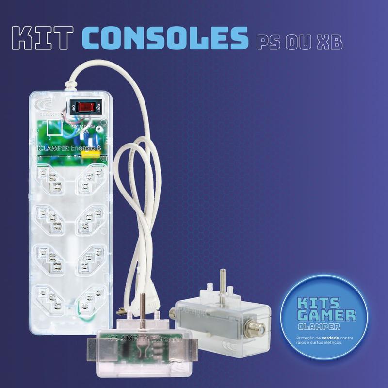 Kit Gamer Consoles PS/XB - CLAMPER - Outros Games - Magazine Luiza